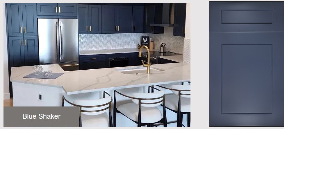 BLUE SHAKER – My Cabinet Depot